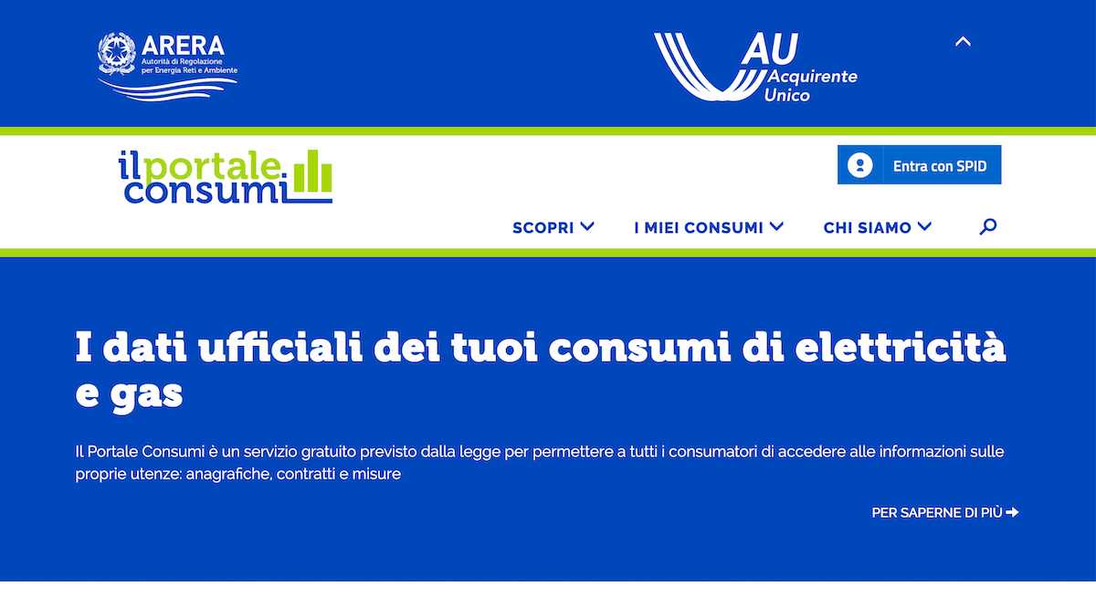 Come verificare online i consumi di luce e gas con SPID | Blog Register.it